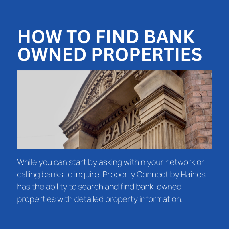 How to Find Bank Owned Properties in Texas - HAINES